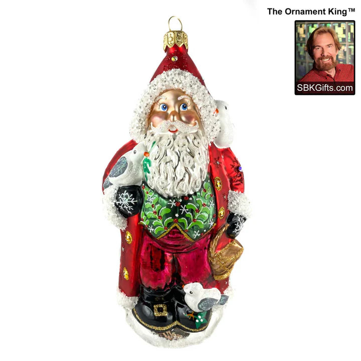 The Ornament King ROXBURY SANTA ORNAMENT – The Purple Finch Home Collection