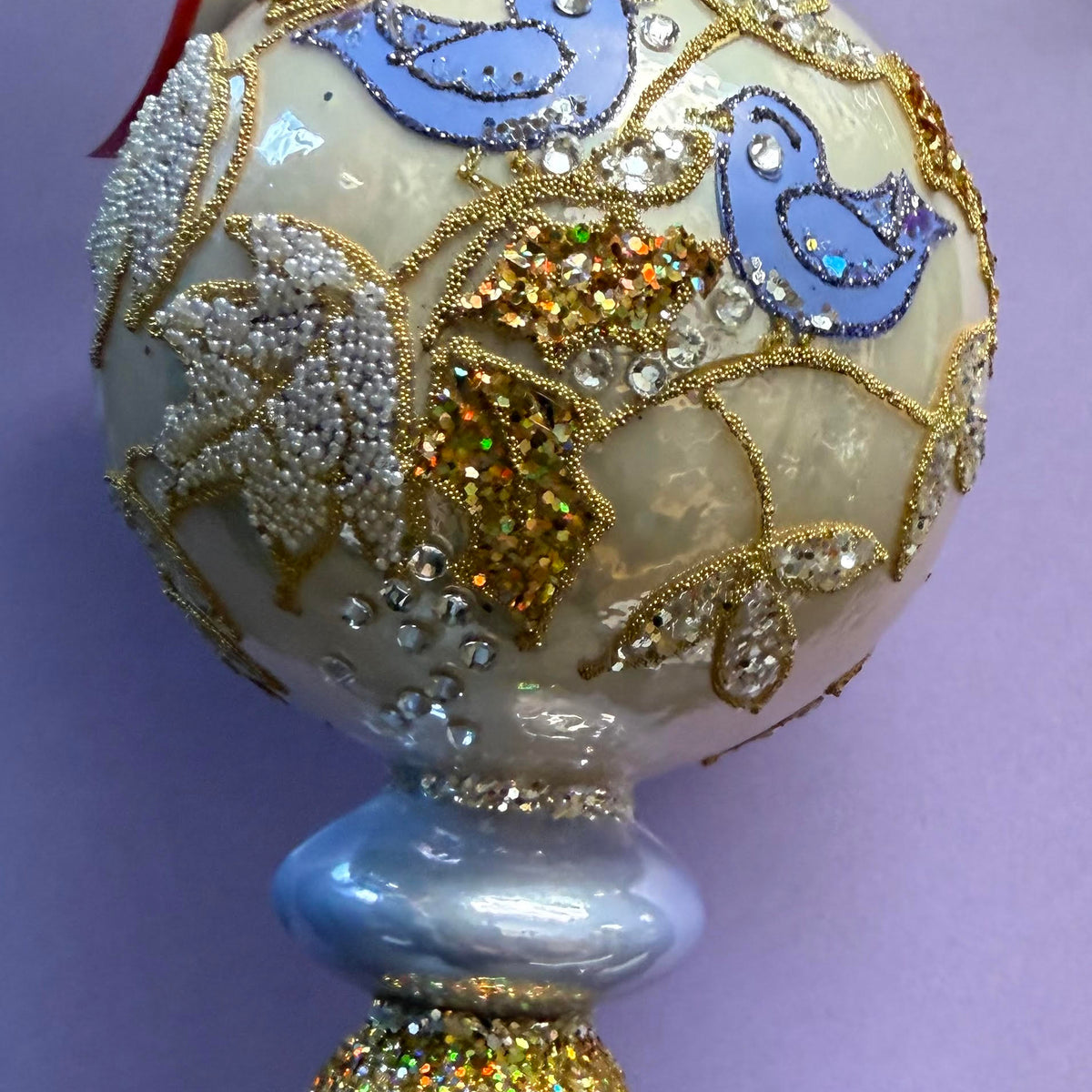 Ornament King Purple Finches in Love – The Purple Finch Home Collection